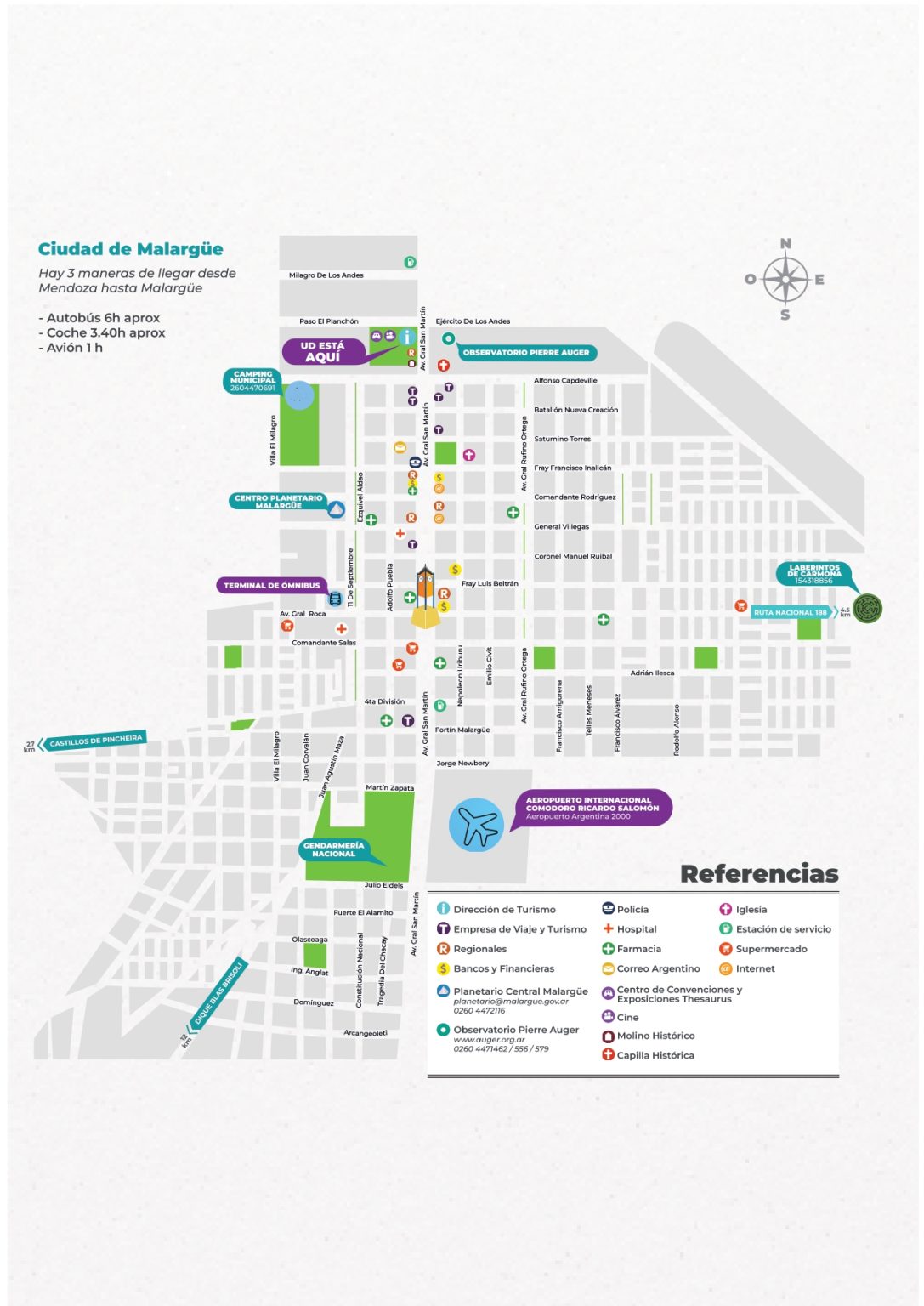 Mapas - Turismo Malargüe